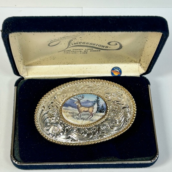 Montana Silversmiths | Accessories | Vintage Artisan Made Silver Plated ...